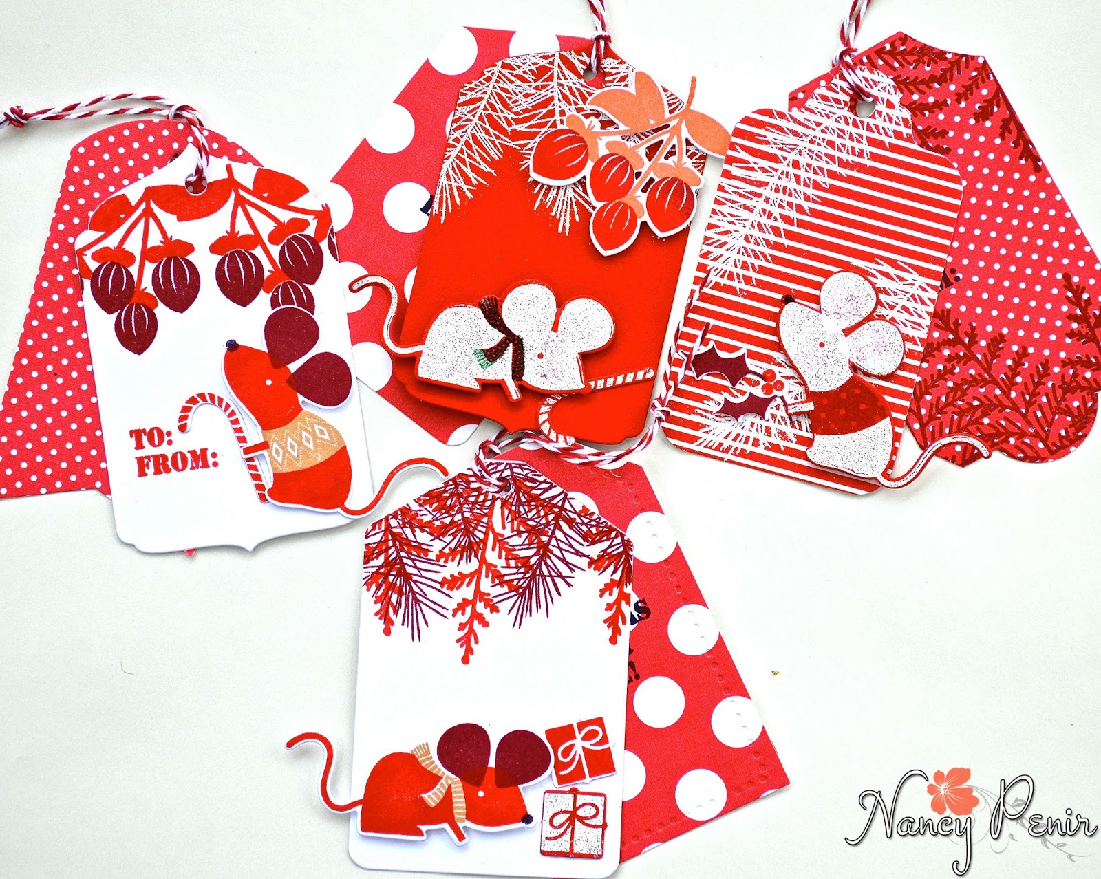 artful notions: Double Layer Tags