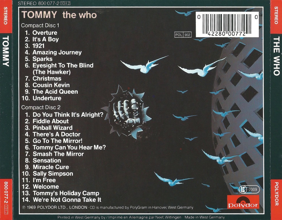 Music Of My Soul: The Who-1969-Tommy(2CD-1983 Remaster-Polydor-320kbps)