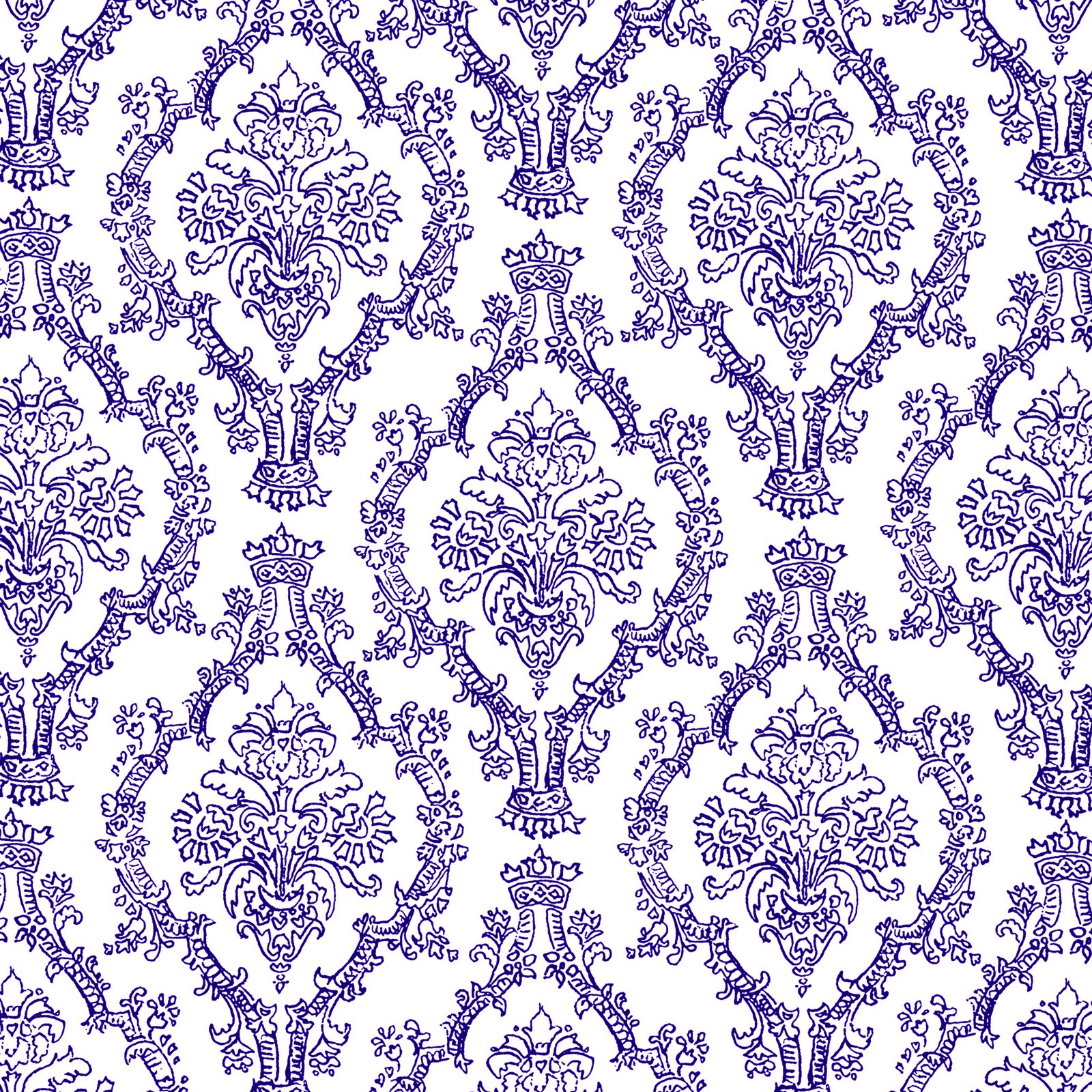 Mel Stampz: 19 colour Pencil Damask patterns