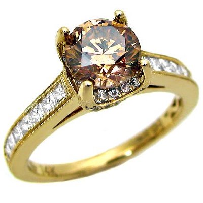 My Princess Jewellery: Champagne Diamond Engagement Ring Collections