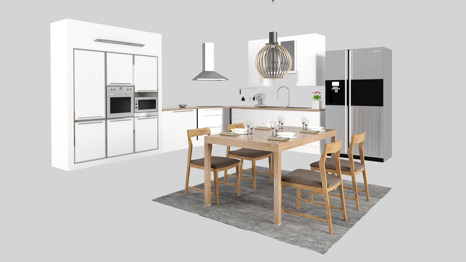 templates 3D: Kitchen & Dining