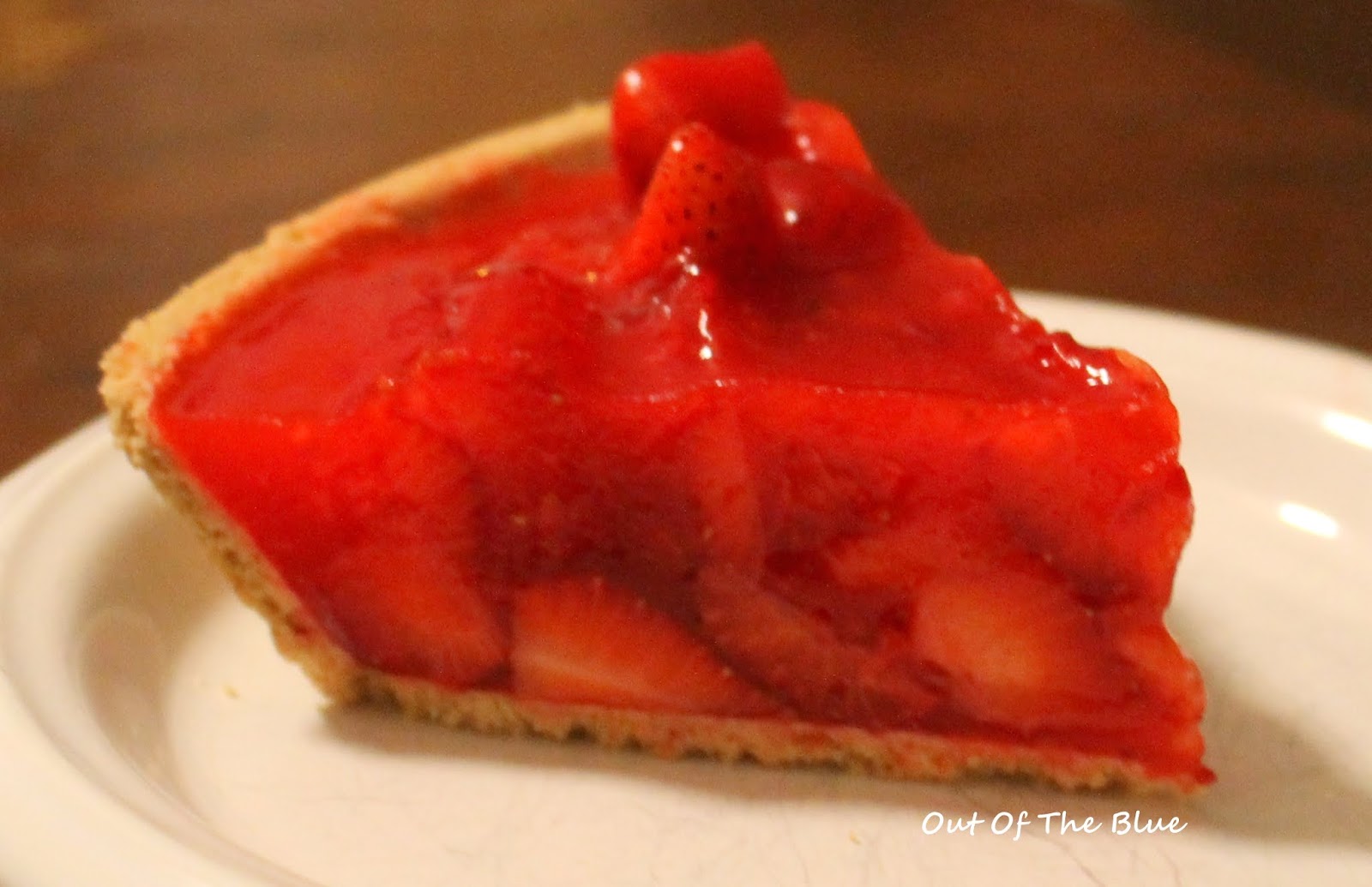 Recipes From Out Of The Blue: Low Calorie Strawberry Pie