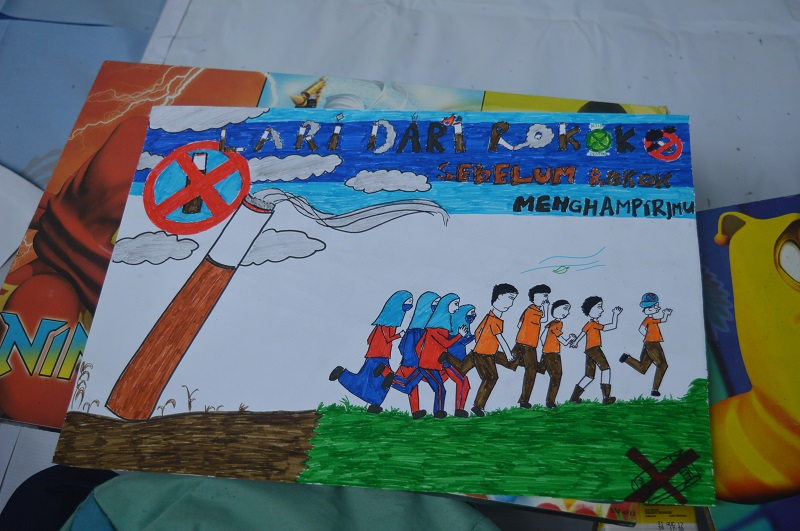 Poster Anti Rokok Karya Siswa Sma