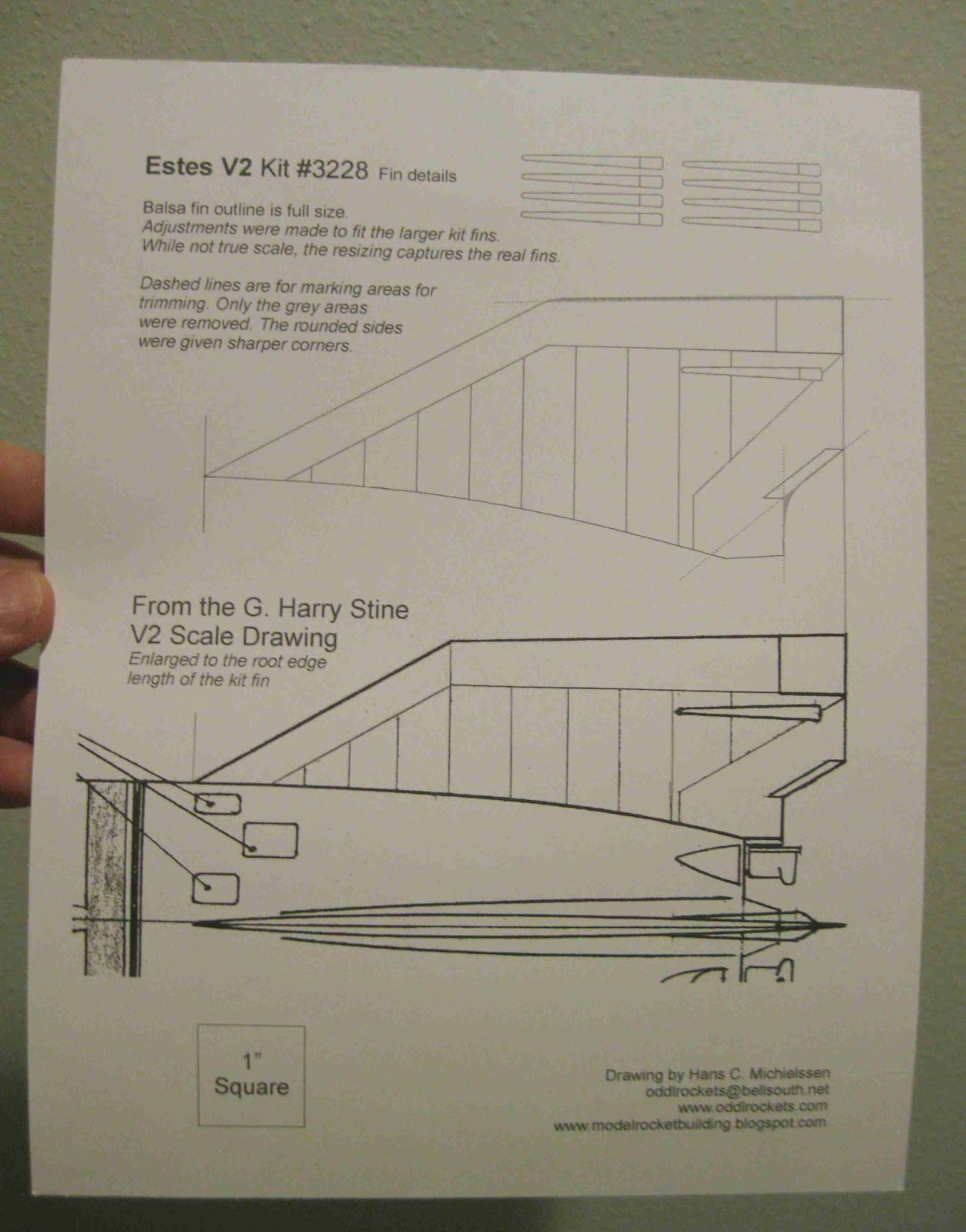 Model Rocket Building: Estes V2 Build Part 11 Semi Scale Fin Shape