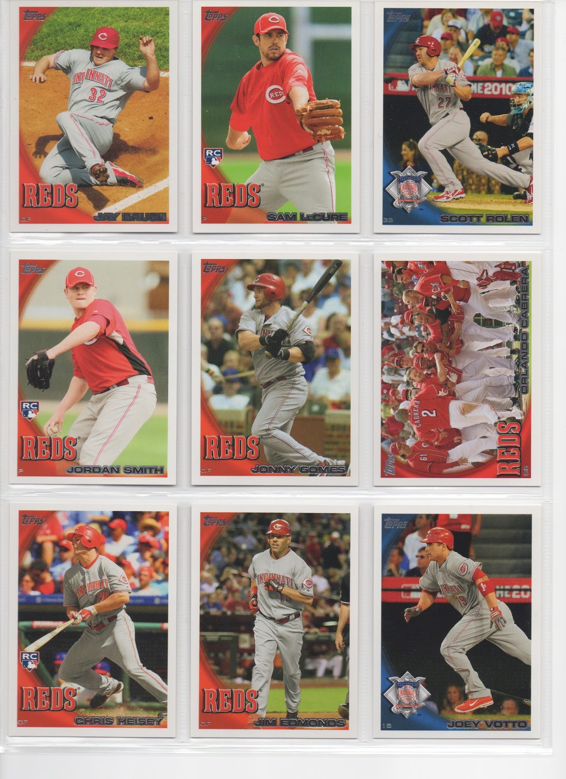 Cincinnati Reds Baseball Card Collector: 2010 Topps Cincinnati Reds ...