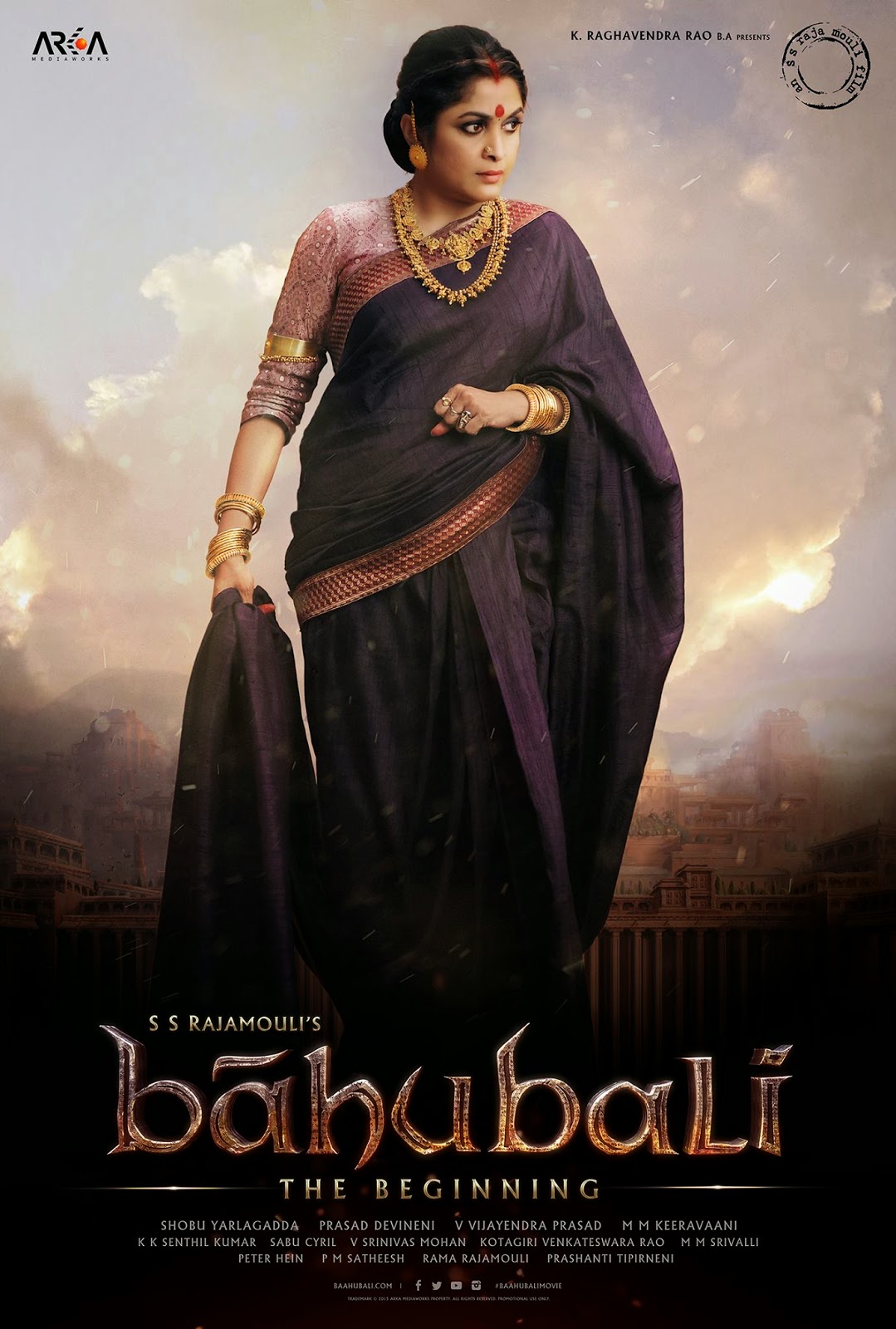 PrabhasMyHero Blog: Baahubali - Ramya Krishnan as 'Sivagami' Posters