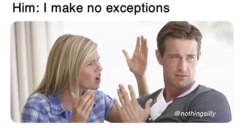 Her:At least invite me out to dinner, Him: I don't go out with married ...