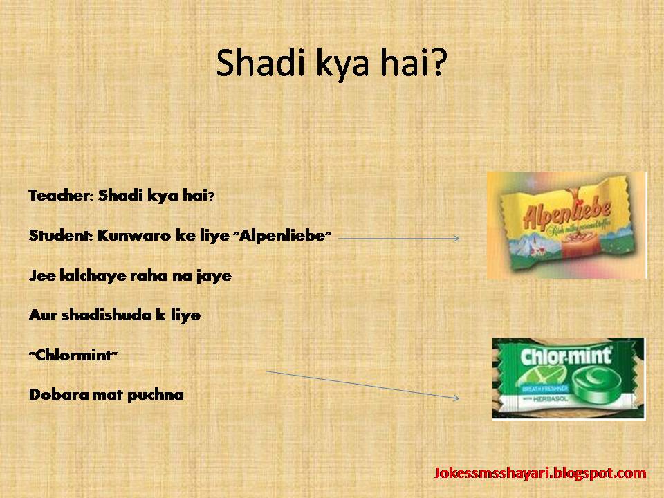 SMS, Gujrati SMS, Hindi SMS, Jokes, Shayari: Shadi kya hai