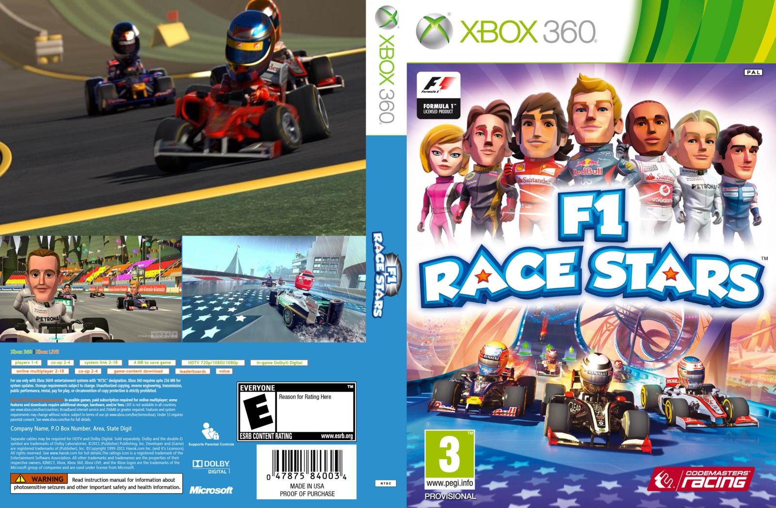 SUPERCAPAS: F1 RACE STARS