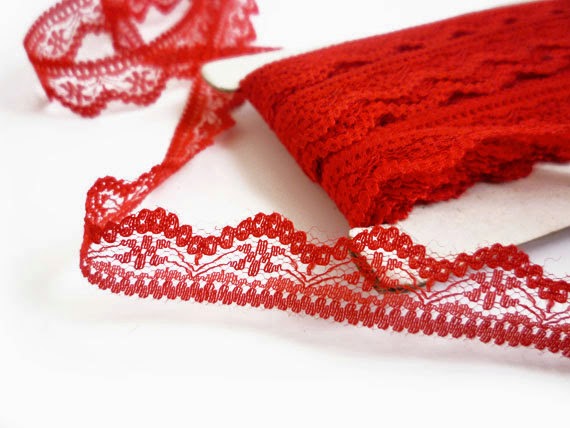 Attractive Red Lace Trim Designs 2015 | Fashionate Trends