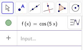 Integral Cosinus ~ Integral dengan Geogebra