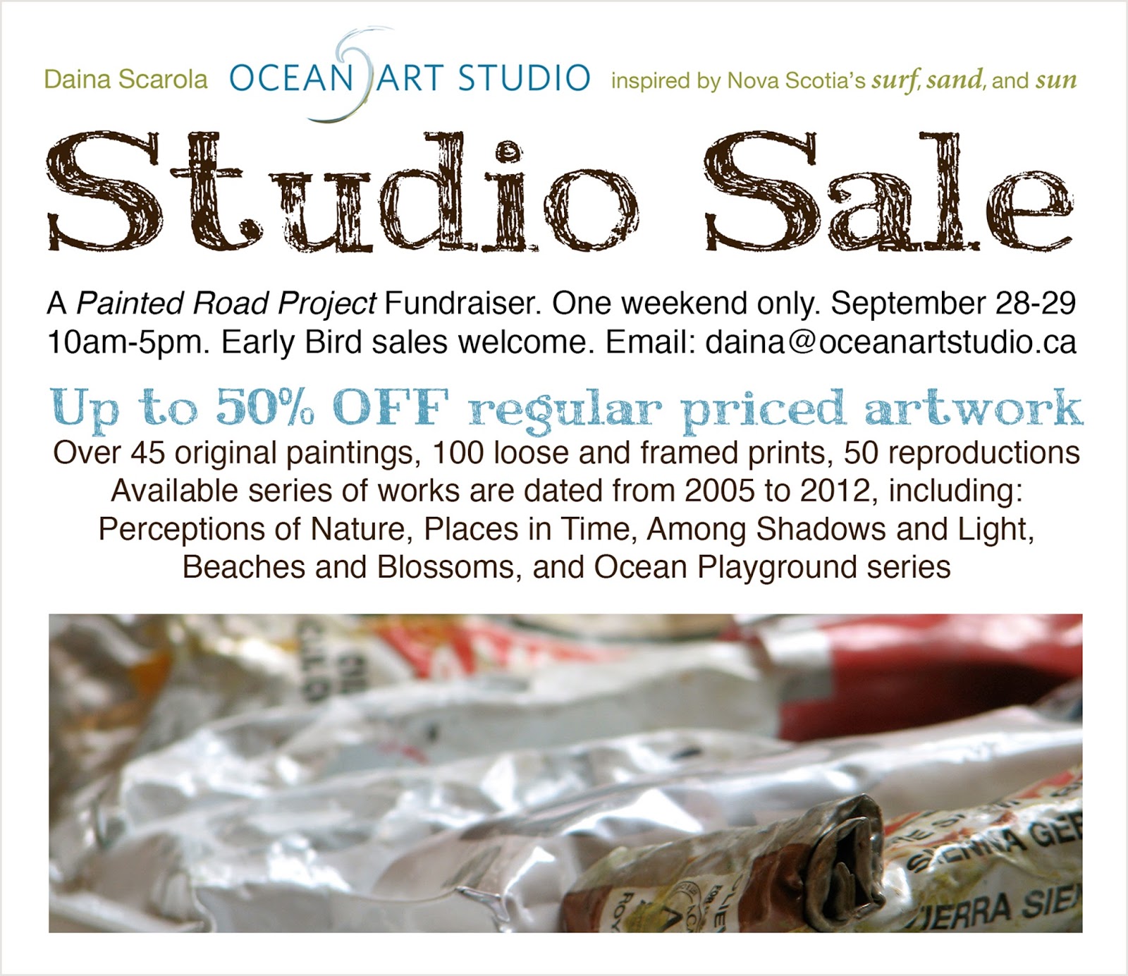 Daina Scarola, Ocean Art Studio: August 2013
