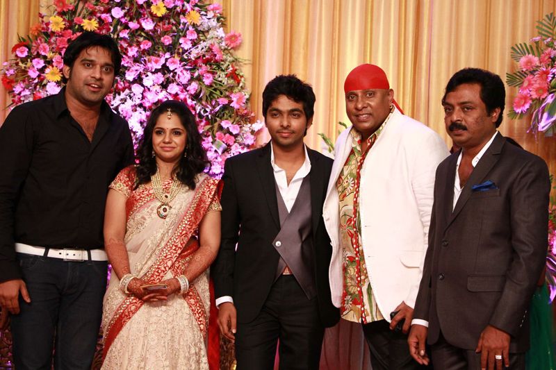 GV Prakash Saindhavi Wedding Reception Photos Gallery