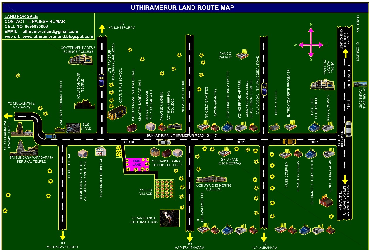 UTHIRAMERUR LAND FOR SALE \ UTHIRAMERUR PLOT FOR SALE: UTHIRAMERUR LAND ...