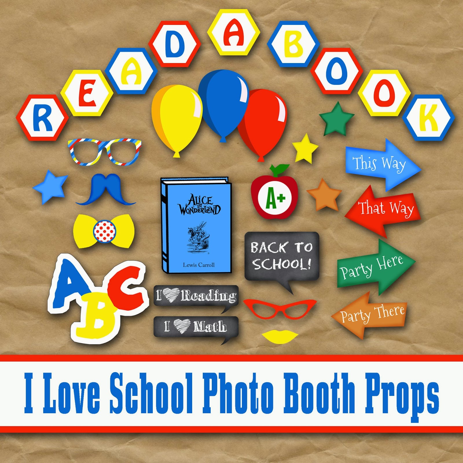 Old Market Corner: Back to School Photo Booth Prop Set with FREE Dr ...