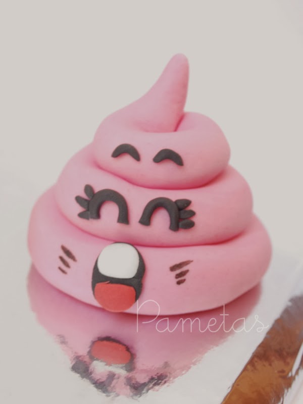 Pametas, dulces creaciones: TARTA 30 CUMPLEAÑOS & CACA ARALE