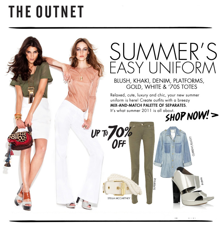 The Outnet gives you a summer uniform! - Emily Jane Johnston
