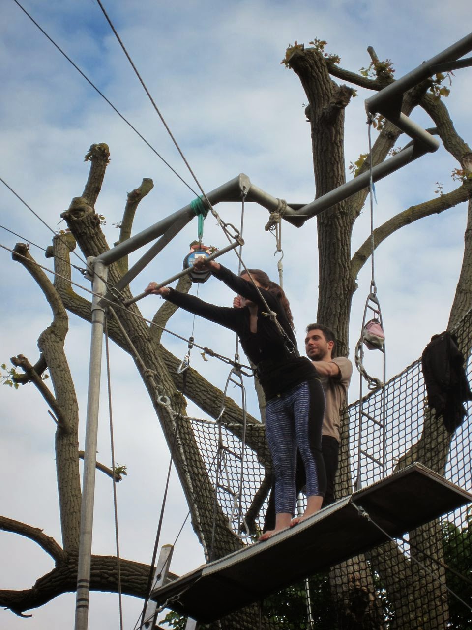 Flying Trapeze Lesson - The Runner Beans