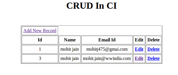 Codeigniter From Scratch Select Records From Database Only4ututorials Online Web Tutorials 4342