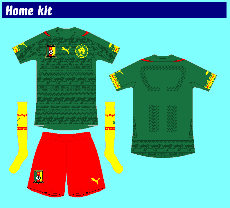 Paint Kits: Selección de Camerún 2014