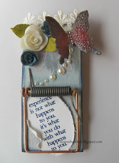 card-inkwithdonna : Altered Mouse Trap!!!