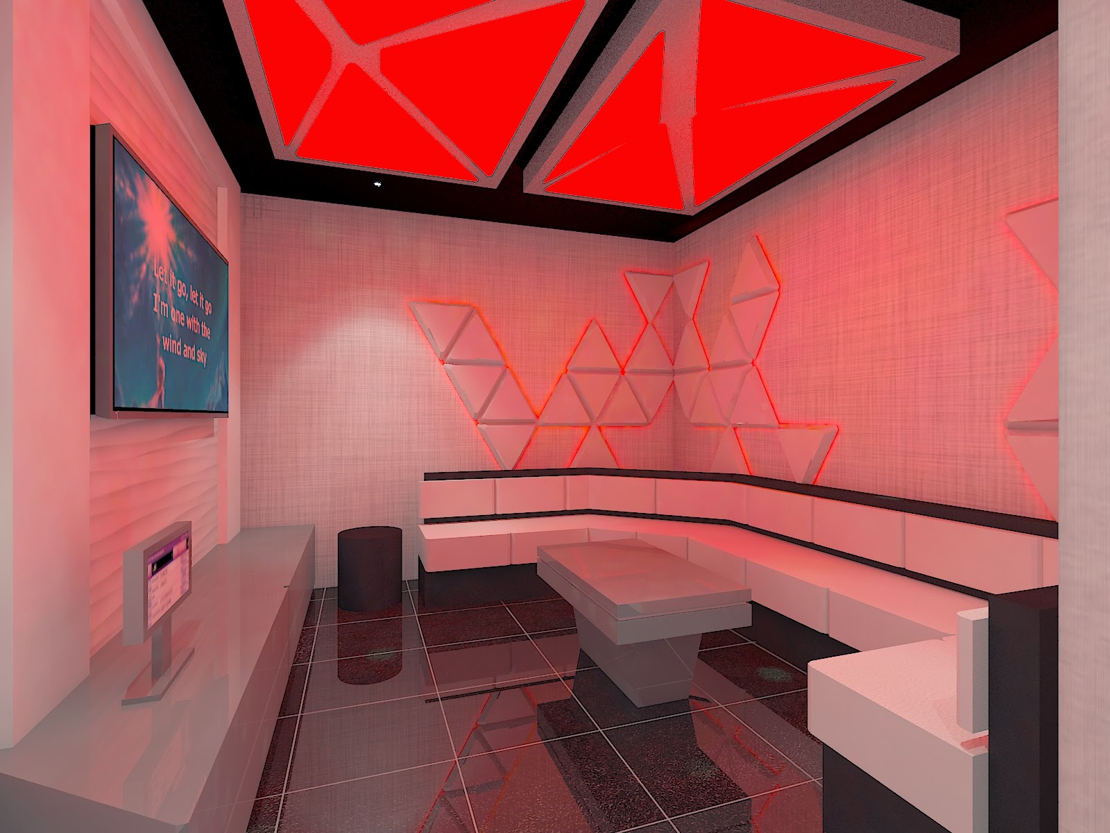 Freelance Interior Designer : Karaoke Design @ Kuantan