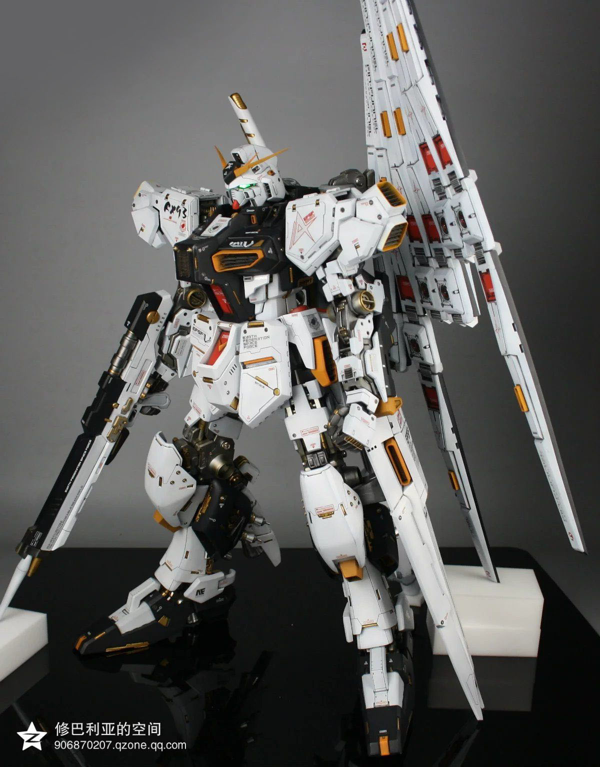 GUNDAM GUY: G-System 1/48 Nu Gundam - Painted Build
