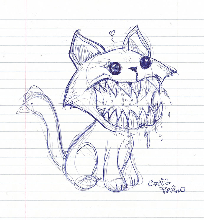 LUNCH TIME SPECIAL: Monster Kitty by Craig Parrillo