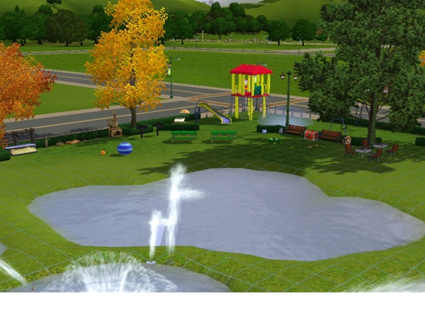 Koalafolio sims3 House : [COMMUNITIES DESIGN] KOALAPLAZA PARK THE SIMS 3