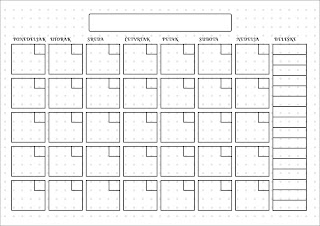 Kreativna radionica BUBA MARA: Mesečni planeri i rasporedi za novu ...