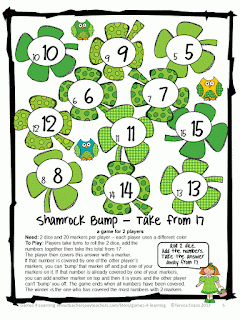 Fun Games 4 Learning: St. Patrick's Day Math Freebies