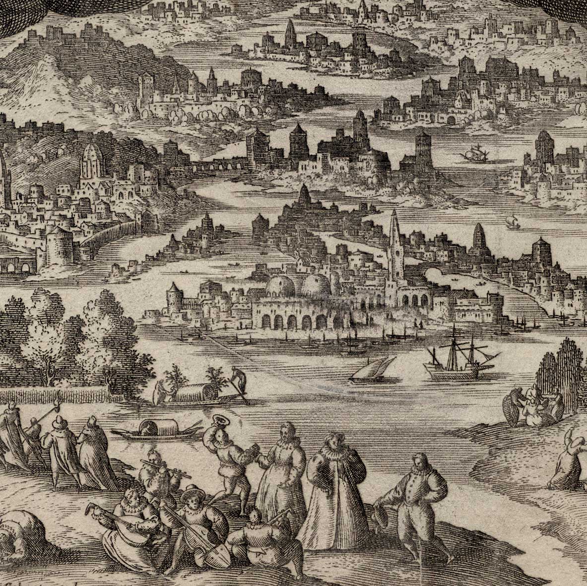 Prints and Principles: Jan Sadeler I’s engraving, “Children of Venus ...