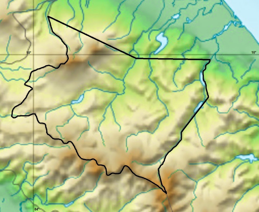 MAPAS DE: Cartago. Provincia N° 3 de Costa Rica