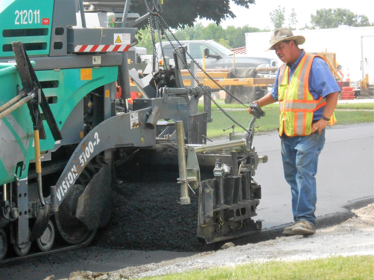 The Lucas Countyan: Hot mix asphalt on the side ...