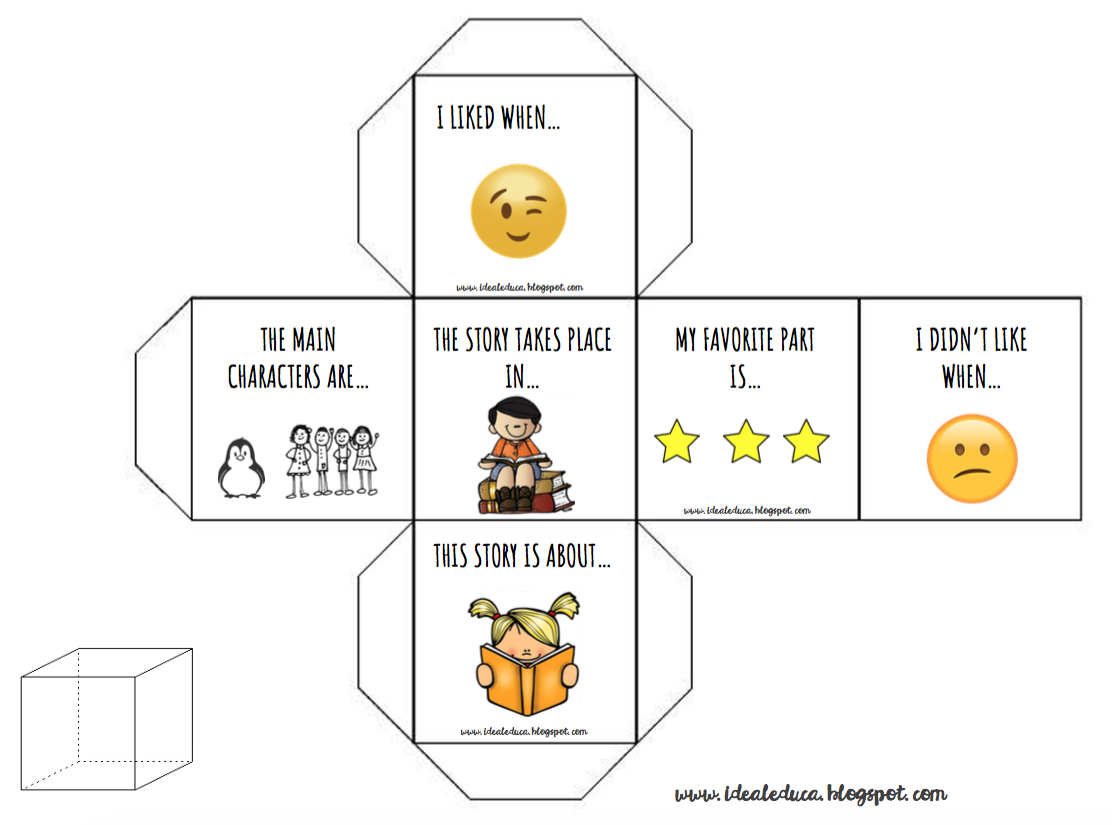 IDEALEDUCA: READING COMPREHENSION DICE!!!