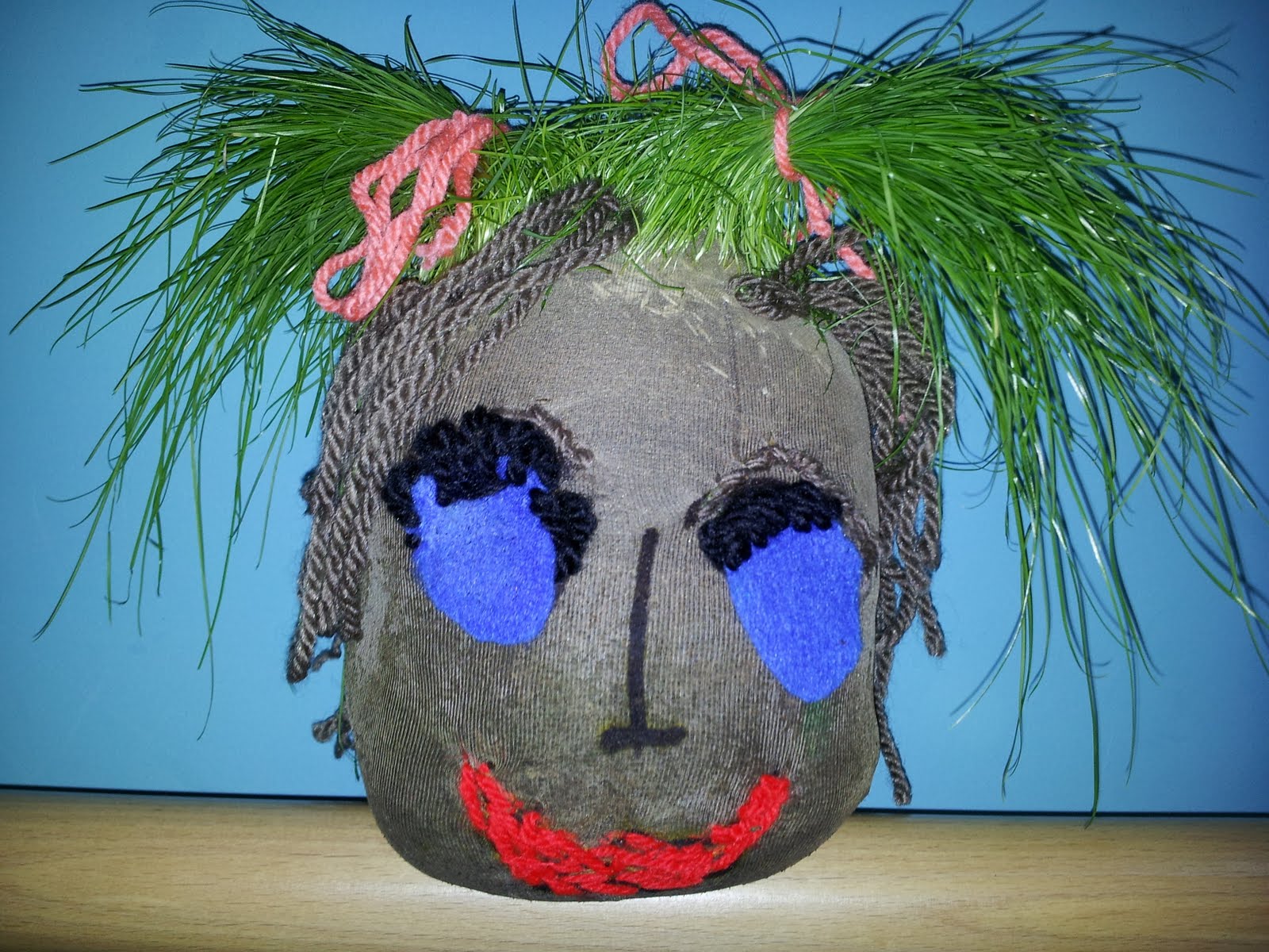 Fun grass heads - gardening project for children - Greenside UpGreenside Up