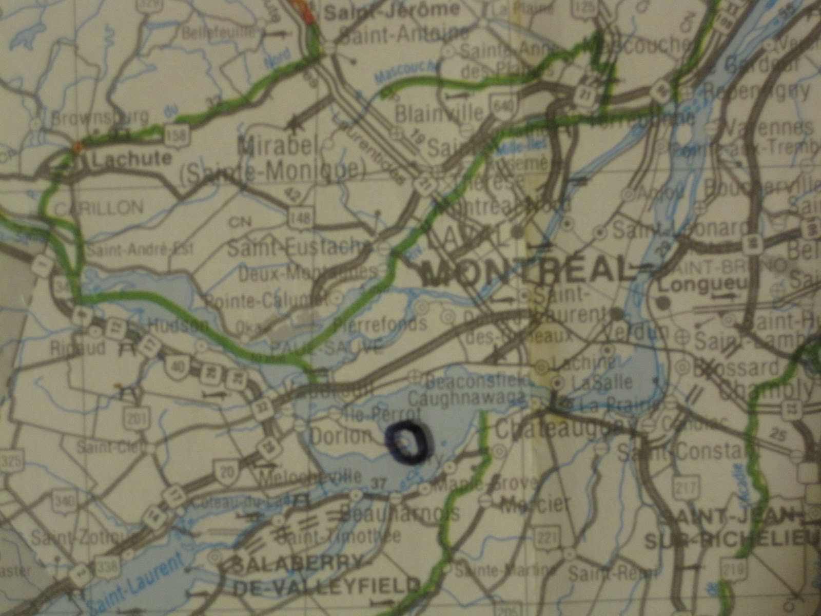 Canoeing around Montreal, Quebec and Ontario: Canoeing on Lac St-Louis ...