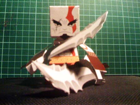 Paper Toy - God of War Kratos - Papercraft4u | Free Papercrafts, Paper ...