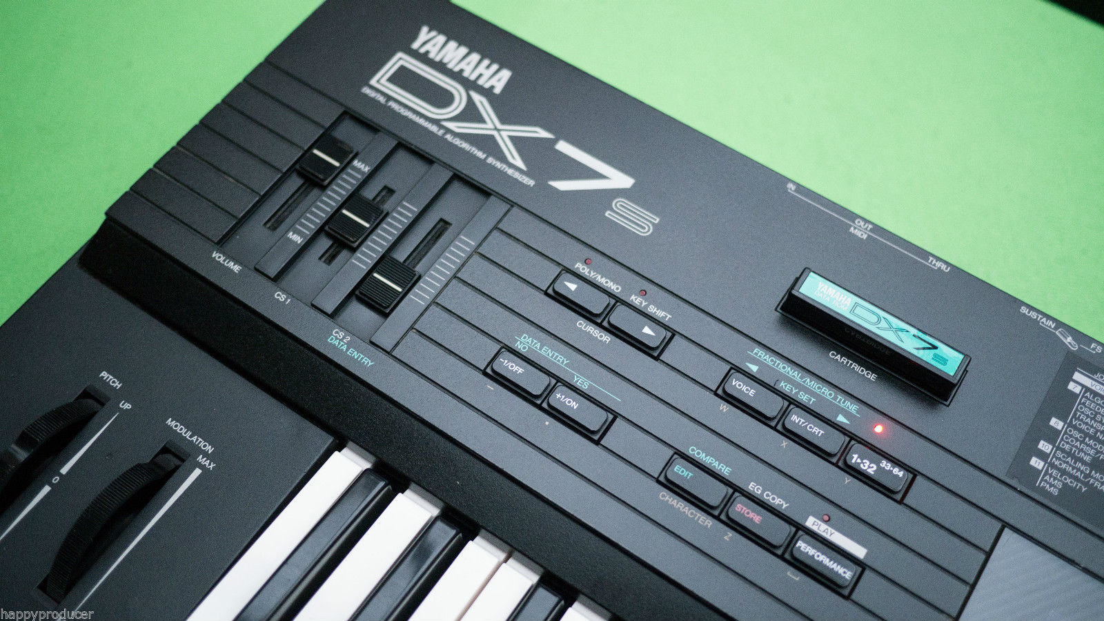 MATRIXSYNTH: Yamaha DX7s Synthesizer / Synth + ROM Cart & Manual