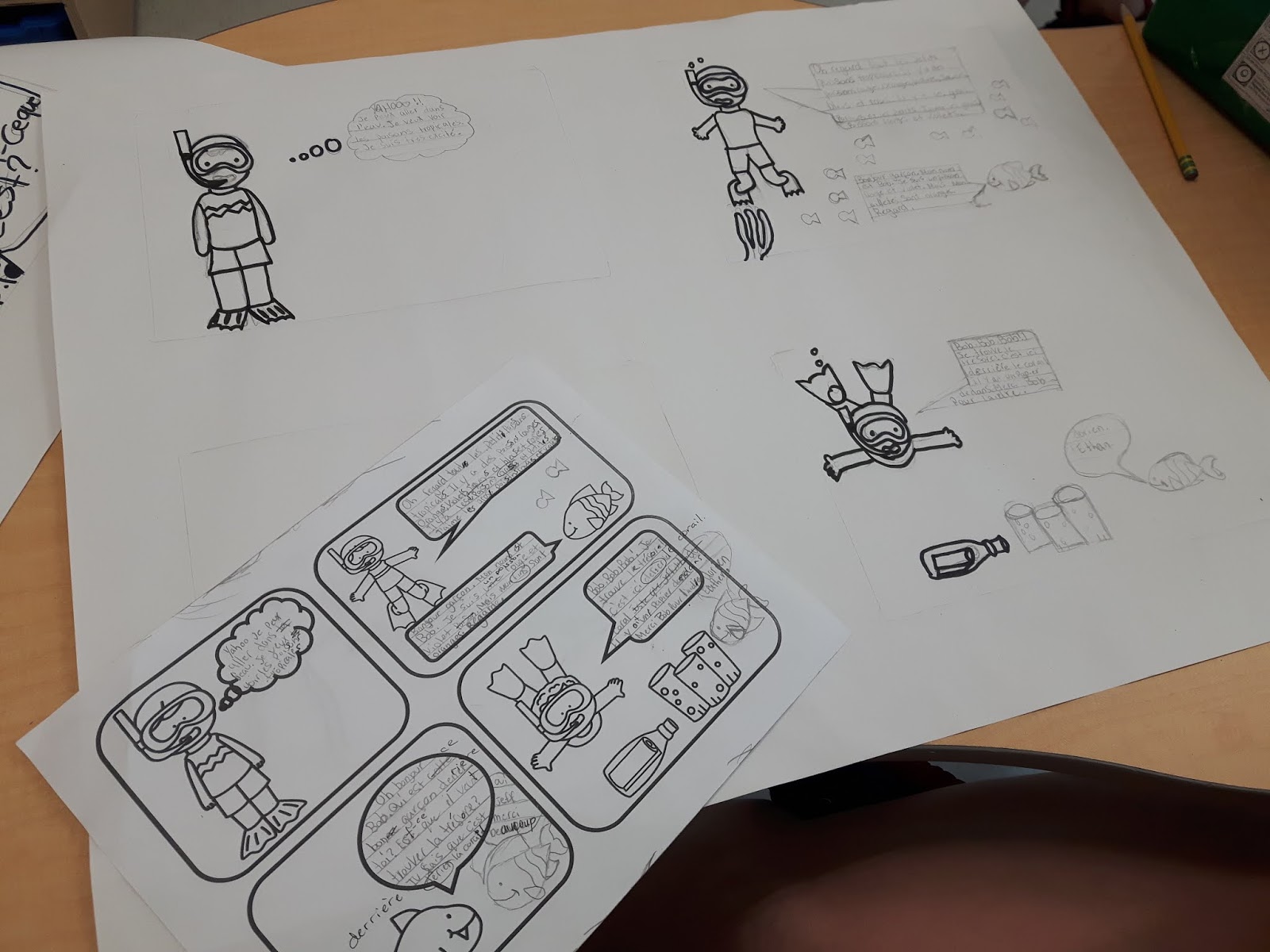 la classe de caro.: BANDES DESSINÉES Écriture créative - ÉTÉ