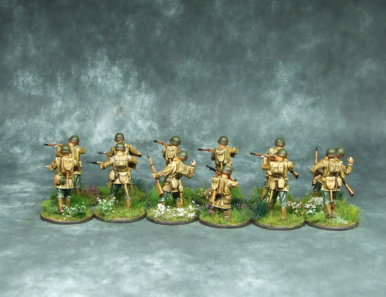 Vae Victis Miniature Painting: Kolejna drużyna piechoty, 28 Dywizja ...