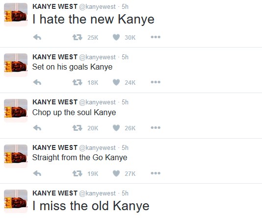 Kanye West rants again...says he hates the new man he's become