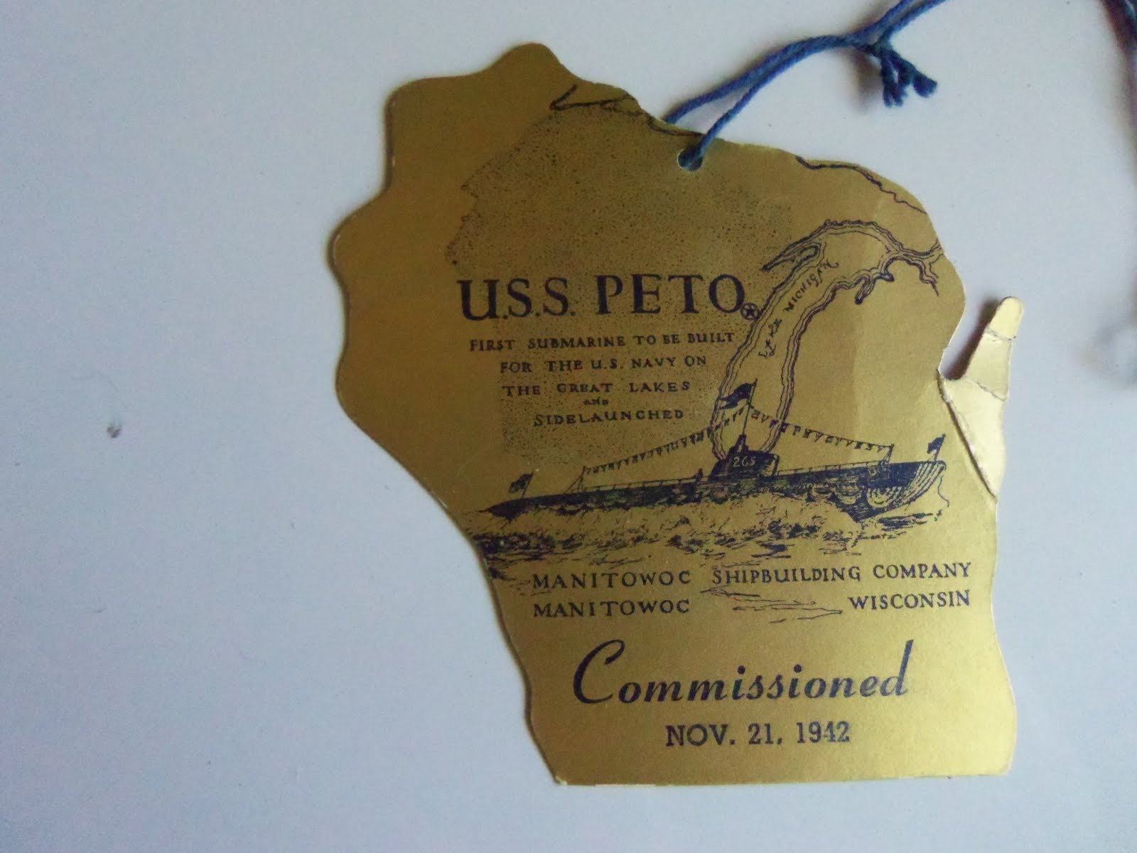 Jack and Jane Leddy: U.S.S. Peto, First Submarine Built by the U.S ...