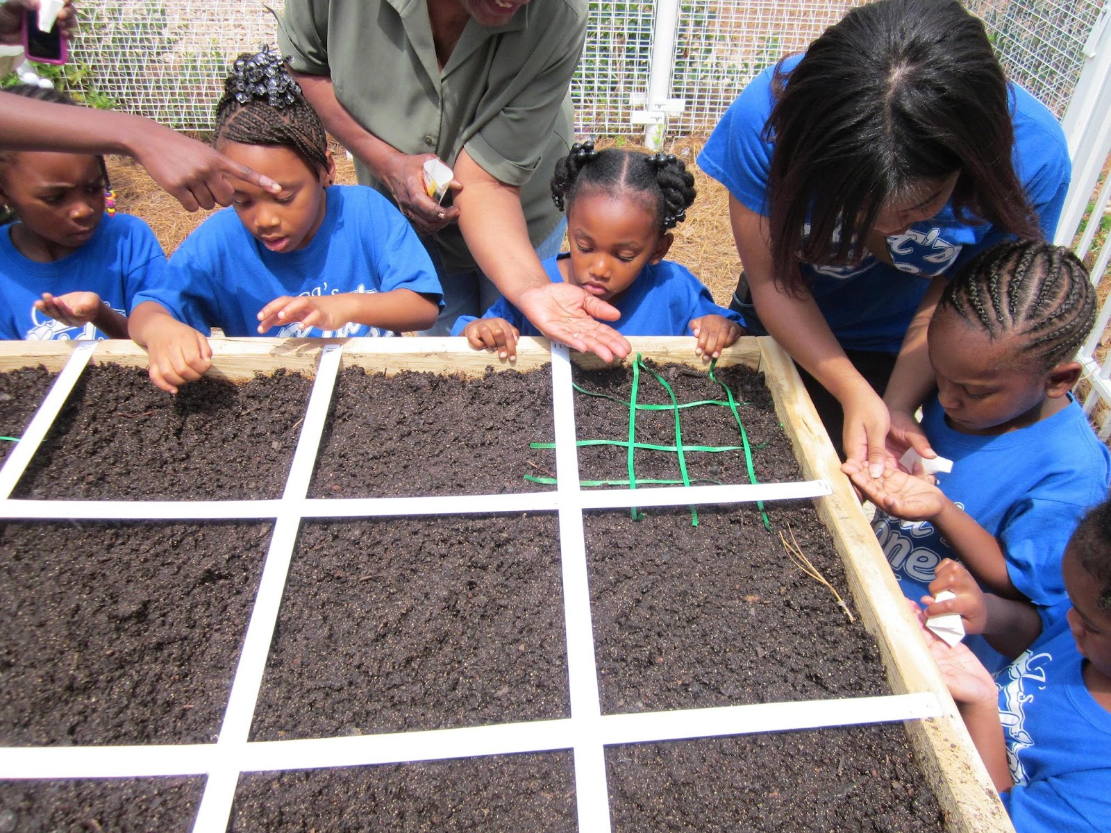 SFG Instructors: Preschoolers Plant Seeds