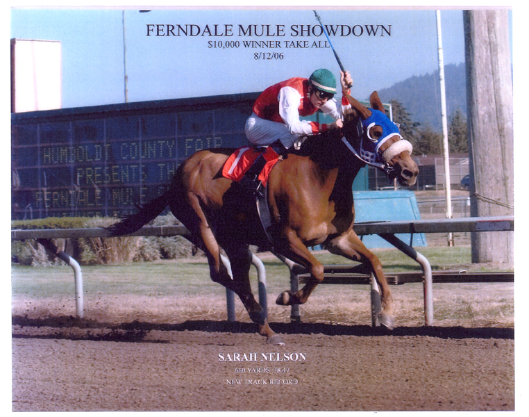 Mules and More Magazine: More on Sarah Nelson, Queen of the Race Mules