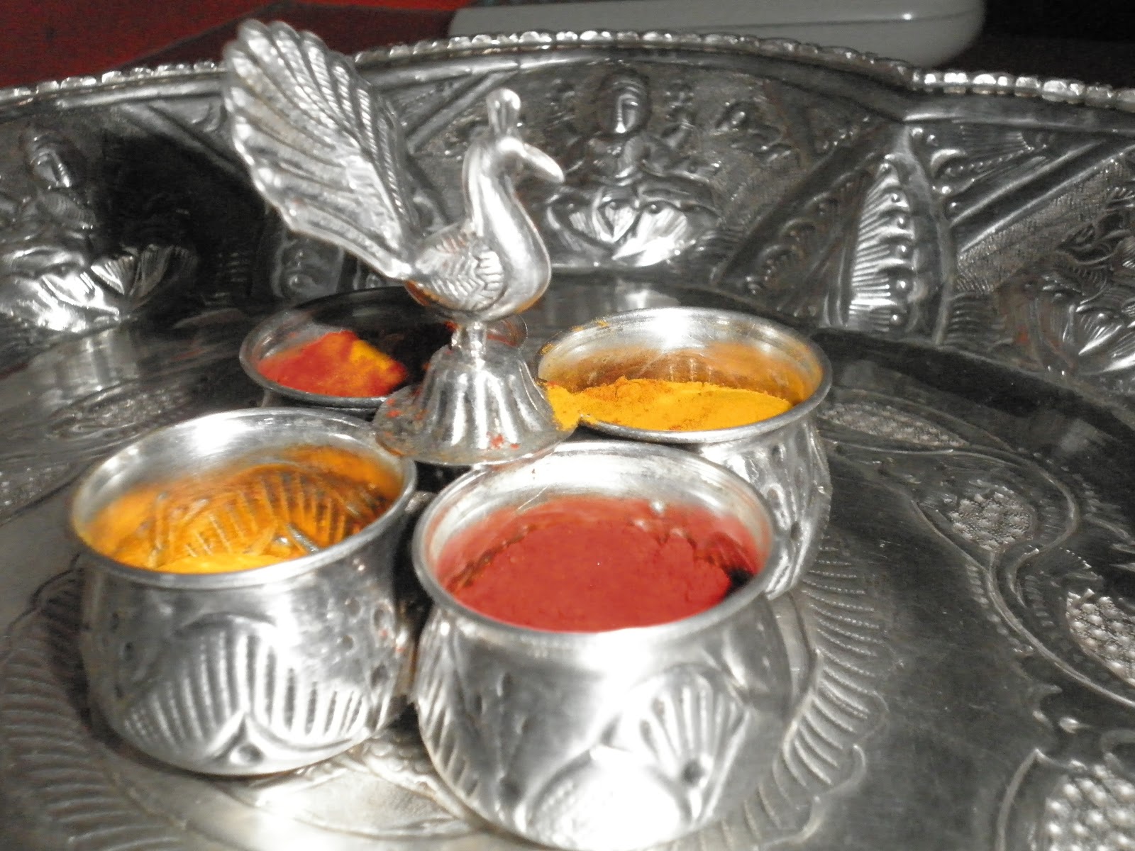 Kumkuma Bharani- with Peacock design