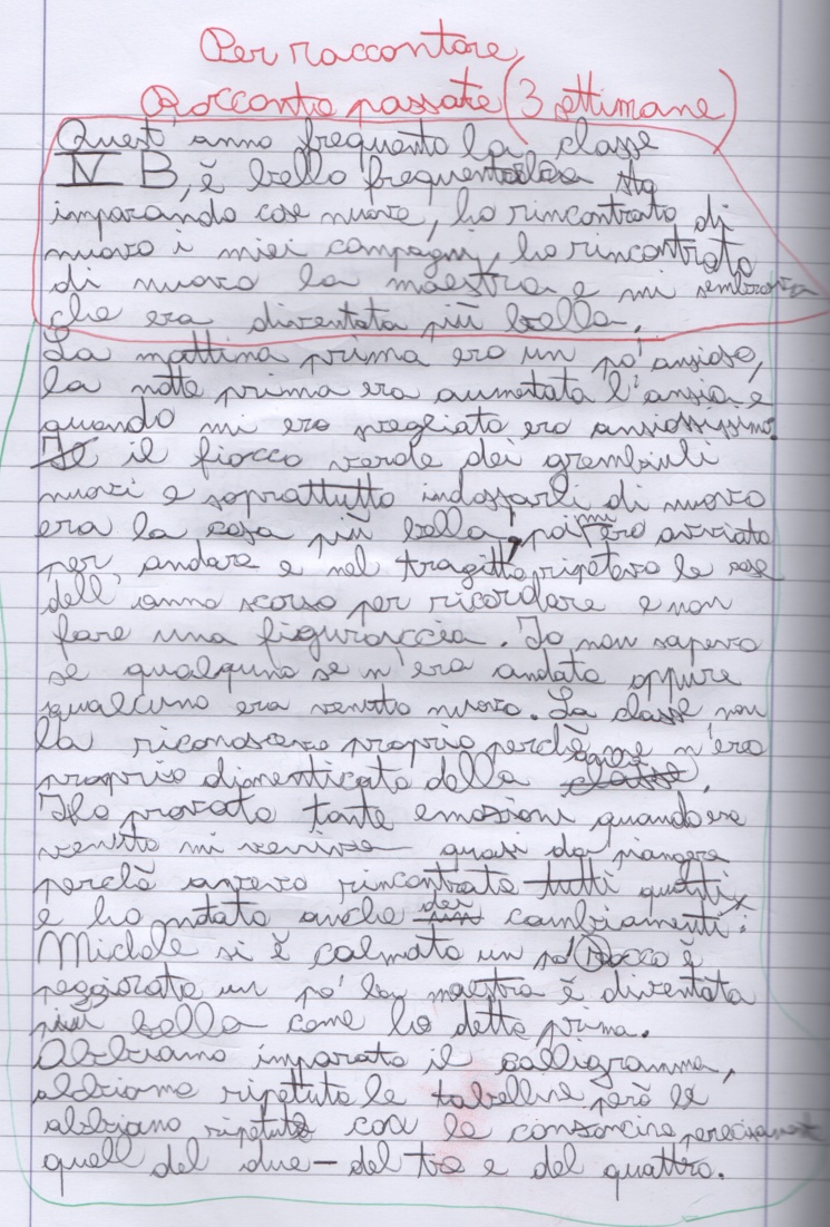 Faccio storie!: RACCONTO REALISTICO GUIDATO