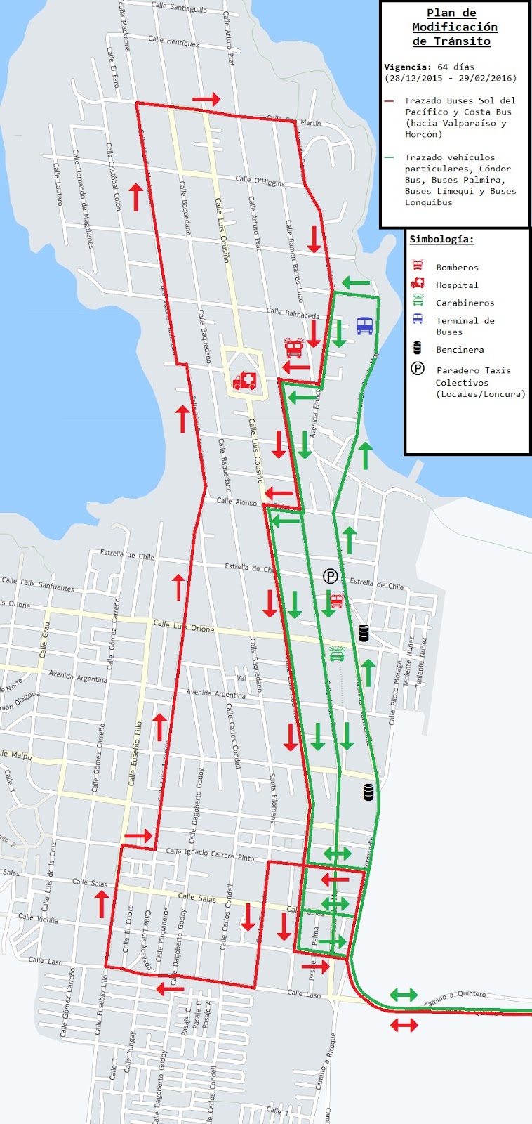 Quintero Guía Noticias: Municipio de Quintero anuncia cambios viales ...