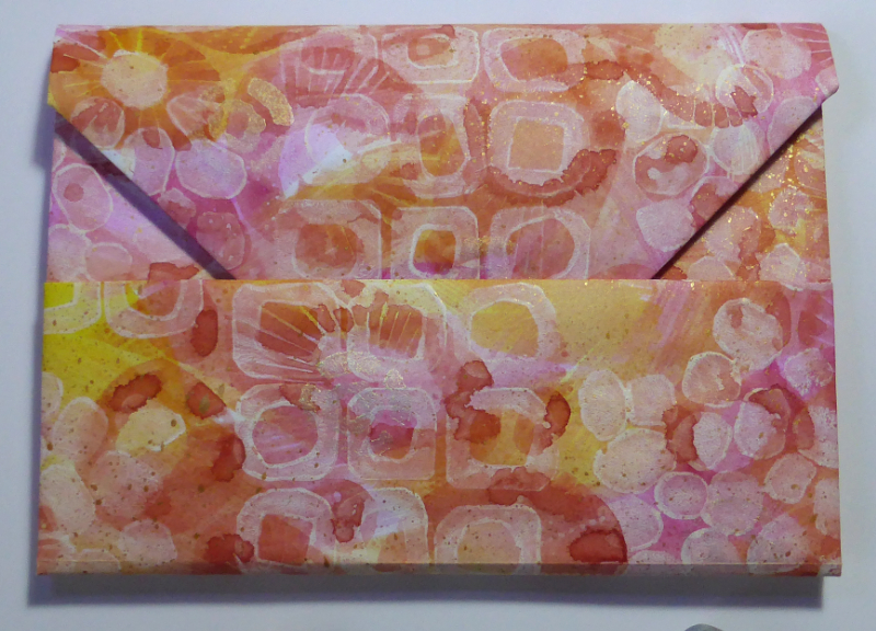 Paper, paint and print: Diagonal Fold Book