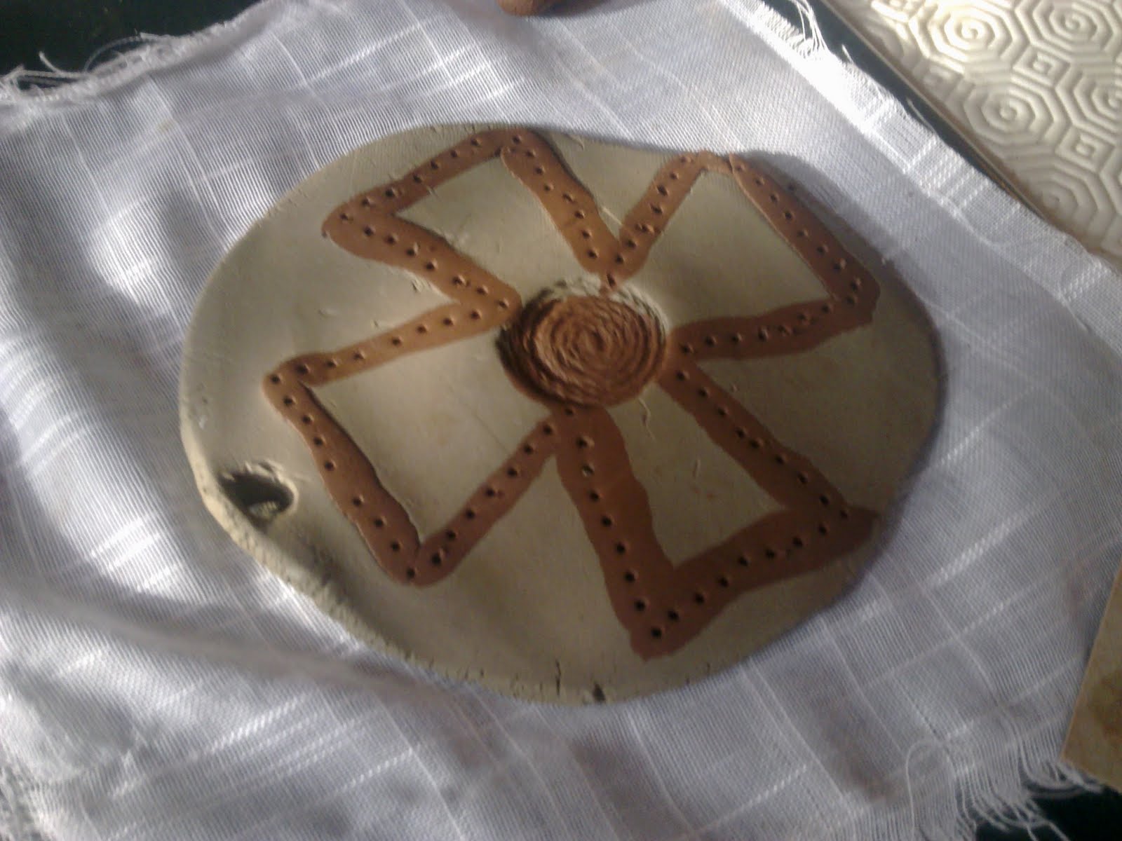 Creative Ardagh: Clay inlay and Clay Slab-building